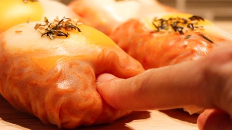 Fire Noodle Spring Rolls - LookCatchu