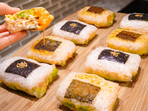 Rice Paper Sushi Rolls - LookCatchu